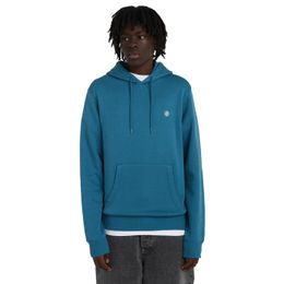 Kapuzensweatshirt Element "Icon Embroidery", Herren, Gr. M, mallard blau, Obermaterial: 55% Walkfrottier, 25% Walkfrottier, 20% Microfaser;, Sweatshirts Kapuzensweatshirt