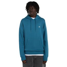 Kapuzensweatshirt Element "Icon Embroidery", Herren, Gr. L, mallard blau, Obermaterial: 55% Walkfrottier, 25% Walkfrottier, 20% Microfaser;, Sweatshirts Kapuzensweatshirt