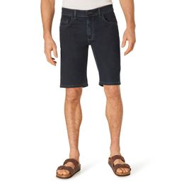 Shorts "Jeansshorts Finn light", Herren, Gr. 32, N-Gr, blau (blau, schwarz stonewash), Denim/Jeans, Obermaterial: 83% Baumwolle, 15% Polyester, 2% Elasthan, Pioneer Authentic Jeans, kniefrei, Hosen Shorts, Sommerhose, stonewashed