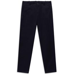 Chinohose Bugatti "Tapered Fit", Herren, Gr. 36, L&auml;nge 30, 390, marine, 98% Baumwolle, 2% Elasthan, unifarben, gerade, unten schmal, Hosen Chinohose, aus Baumwoll-Stretch