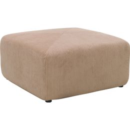 Polsterhocker Home Affaire "Gerrid", rosa (rose), B:85cm H:42cm T:85cm, 100% Polyester, Hocker, Polsterhocker, Cord-Bezug, passend zur Modulserie "Gerrid"