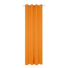 Vorhang WIRTH "Dim out", orange, B:142cm H:275cm, Polyester, Gardinen, Vorhang, nach Ma&szlig;