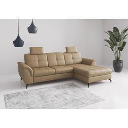 Sit & More Ecksofa SIT & MORE "Zora", cappuccino, B:262cm H:92cm T:164cm, Sofas, Ecksofa