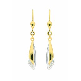 Adelia&acute;s Paar Ohrh&auml;nger ADELIA&acute;S "333 Gold Ohrringe Ohrh&auml;nger mit Zirkonia", gold, Ohrringe, Damen, Gelbgold 333, Paar Ohrh&auml;nger