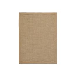 Teppich Wecon Home "Hugo one, Juteteppich, auch als L&auml;ufer", natur braun, B:60cm H:8mm L:80cm, Jute, Teppiche, Teppich, Naturfaser, 100% Jute, Sisal-Optik, modern, pflegeleicht, Wohnzimmer