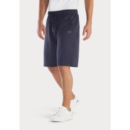 Sweatshorts Kangaroos "kurze Jogginghose", Herren, Gr. 48/50 (M), N-Gr, blau (marine), Sweatware, Obermaterial: 60% Baumwolle, 40% Polyester, unifarben, Basic, l&auml;ssig geschnitten kniefrei, Hosen Sweatshorts, aus weicher Sweatware mit Kordel, Topseller