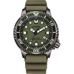Taucheruhr Citizen "Promaster Eco-Drive Diver", gr&uuml;n (olivgr&uuml;n), Armbanduhren, Damen, Taucheruhr, Armbanduhr, Herrenuhr, Damenuhr, Solar, bis 20 bar wasserdicht