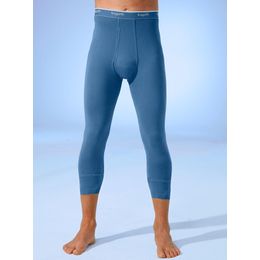 Lange Unterhose Bugatti, Herren, Gr. 8, 1 Stk., blau, 100% Baumwolle, Unterhosen Lange Unterhose