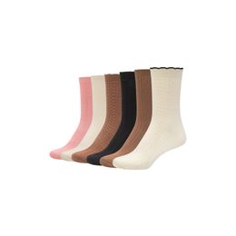 Socken Camano "comfort", Damen, Gr. 39-42, egret, Baumwolle, Elasthan, Polyamid, unifarben, Socken Socken, mit elastischem Bund