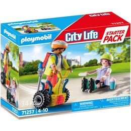 Konstruktions-Spielset Playmobil "Starter Pack, Rettung mit Balance-Racer (71257), My City Life", bunt, Spielbausteine, Kinder, Kunststoff, Konstruktions-Spielset, Made in Europe