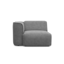 Sessel OTTO HOME "Sofa-Eckelement, Ma&szlig;e B/T/H: 109/97/46 cm", grau (hellgrau), B:109cm H:70cm T:97cm, Struktur fein (100% Polyester);Samtoptik (100% Polyester);Samtcord (92% Polyester, 8% Polyamid), Sessel, Sessel, als Modul oder separat verwendbar, f&uuml;r individuelle Zusammenstellung