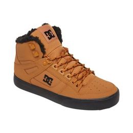 Sneakerboots DC Shoes "PURE HIGH-TOP WC WNT", Herren, Gr. 42, braun (wheat, schwarz), Leder, mehrfarbig, Schuhe Sneakerboots, Winterschuhe, Winterboots, Schn&uuml;rboots, Wintersneaker, gef&uuml;ttert