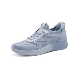 Sneaker Jana, Damen, Gr. 38, himmelblau, Lederimitat, Textil, Schuhe Sneaker