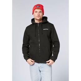 Kapuzensweatjacke Chiemsee, Herren, Gr. XXL (60/62), schwarz beauty, 88% Baumwolle, 12% Polyester, Sweatjacken Kapuzensweatjacke