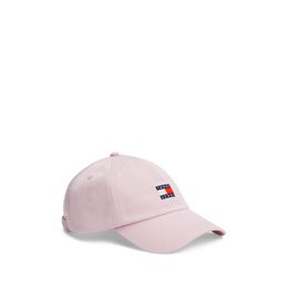 Baseball Cap Tommy Jeans "TJW HERITAGE CORE 5 PANEL CAP", Damen, hawaii orchid, Web, Baumwolle, Caps Baseball Cap, Logopr&auml;gung, Klemmverschluss UNISEX