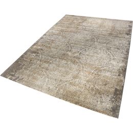 Teppich Wecon Home "Baroque Vintage", grau (grau, beige), B:160cm H:12mm L:225cm, Kunstfaser, Teppiche, Teppich, Wohnzimmer