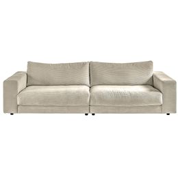 Big-Sofa Home Affaire "Enisa, bequeme, legere Polsterung B/T/H: 290/127/85 cm, Mega Sofa", beige (sand), B:290cm H:85cm T:127cm, Cord (88% Polyester / 12% Polyacryl), Sofas, Big-Sofa, Zeitloses und stylisches Loungem&ouml;bel, in Fein- und Breitcord