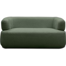 2-Sitzer DOMO collection "800012 Designsofa, komfortabel und elegant, organische Formensprache", gr&uuml;n, B:160cm H:71cm T:86cm, 100% Polyester, Sofas, 2-Sitzer, Formsch&ouml;ner 2-Sitzer