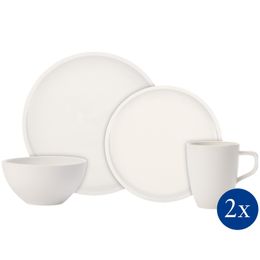 Villeroy & Boch Geschirr-Set VILLEROY & BOCH "Starter-Set Artesano Original wei&szlig;", wei&szlig;, Porzellan, Geschirr-Sets, Geschirr-Set