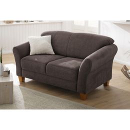 2-Sitzer Home Affaire "Gotland", braun (espresso), B:163cm H:84cm T:89cm, 90% Polyester/10% Polyamid Luxus-Microfaser (100% Polyester);Struktur (100% Polypropylen);Luxus-Microfaser ALTARA NUBUCK (100% Polyester), Sofas, 2-Sitzer, in drei Bezugsqualit&auml;ten