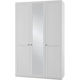 Kleiderschrank wimex "New York mit Spiegelt&uuml;ren", wei&szlig;, B:135cm H:236cm T:58cm, Schr&auml;nke, Kleiderschrank, in 5 Breiten und 2 H&ouml;hen