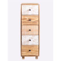 Kommode HEINE HOME, rosa (natur, altros&eacute;), B:30cm H:90cm T:30cm, MDF, Sideboards, Kommode