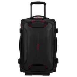 Reisetasche Samsonite "ECODIVER DUFFLE/WH 55/20 L 35CM DF", Damen, Gr. B/H/T: 35cm x 55cm x 23cm, schwarz, PET, Taschen Reisetasche, Travelbag Reisetasche Weichgep&auml;ck Laptopfach