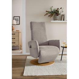 Sit & More TV-Sessel SIT & MORE "Kobra", grau (elephant), B:71cm H:110cm T:82cm, Webstoff (100% Polyester);Luxus-Microfaser Euphoria (100% Polyester);Luxus-Microfaser Vintage (100% Polyester), Sessel, TV-Sessel, wahlweise mit 2 Motoren, 2 Motoren und Akku oder mit 2 Motoren