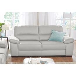 2-Sitzer Calia italia "Gaia, hochwertiges Ledersofa mit erstklassigem Sitzkomfort", braun (tortora), B:177cm H:92cm T:97cm, Leder SORRENTO - 100% Leder;Leder BULL - 100% Leder, Sofas, 2-Sitzer, edles Design, in zwei hochwertigen Lederqualit&auml;ten