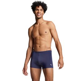 Badepants Puma "Puma SWIM MEN CLASSIC SWIM TRUNK", Herren, Gr. M, N-Gr, blau (navy), Web, Obermaterial: 100% Polyester, unifarben, Badehosen Badepants, Brandingdetails, Topseller