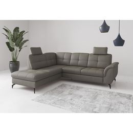 Sit & More Ecksofa SIT & MORE "Zora", delphine, T:212cm, Sofas, Ecksofa