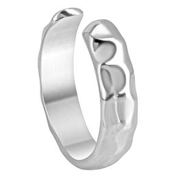 Ohrklemme Firetti "Schmuck Geschenk Silber 925 Ohrschmuck strukruriert", silber (silberfarben), Ohrringe, Damen, 11mm, Silber 925 (Sterlingsilber), Ohrklemme