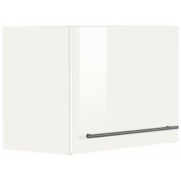 Klapph&auml;ngeschrank Optifit "Bern", wei&szlig; (wei&szlig; hochglanz, wei&szlig;), B:60cm H:44,8cm T:34,9cm, Schr&auml;nke, Klapph&auml;ngeschrank, Breite 60 cm, 1 Klappe inkl. D&auml;mpfer, mit Metallgriff