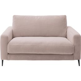 1,5-Sitzer Home Affaire "Downtown B/T/H: 152/105/84 cm", rosa, B:152cm H:84cm T:105cm, 88% Polyester, 12% Polyacryl, Sofas, 1 5-Sitzer, weicher Sitzkomfort, Cord, gem&uuml;tliches Loungem&ouml;bel zum Relaxen