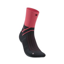 Sportsocken Bauerfeind "RUN PERFORMANCE MID CUT SOCKS", Damen, Gr. 43-46, coral, Obermaterial: 90% Polyamid, 10% Elasthan, Socken Sportsocken, Laufsocken