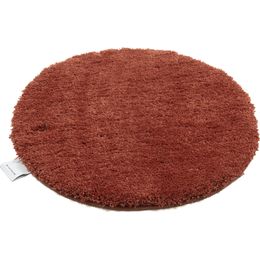 Badematte Tom Tailor HOME "Cozy Bath UNI", braun (rust), H:27mm, Polyester, Badematten, Badematte, Badteppich, Uni Farben, rechteckig, rund und oval erh&auml;ltlich