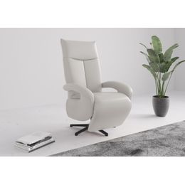 Sit & More TV-Sessel SIT & MORE "Amica, inkl. Kopfteilverstellung & Drehfunktion", wei&szlig; (reinwei&szlig;), B:74cm H:112cm T:82cm, Sessel, TV-Sessel, wahlweise mit 2 Motoren, Akku und Aufstehhilfe