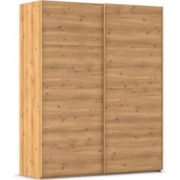 Schwebet&uuml;renschrank Rauch "Kleiderschrank Schrank Garderobe Schlafzimmerschrank SCALE-FYRA", braun (asteiche, griffleisten asteiche), B:181cm H:223cm T:68cm, Holzwerkstoff, Schr&auml;nke, Schwebet&uuml;renschrank, edle viergeteilte T&uuml;ren viele Farben und Griff-Farben MADE IN GERMANY