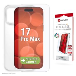 Displex Displayschutzglas "Real Glass Screen Protector inkl. Case", transparent, B:11cm H:1,2cm T:19,5mm, Displayfolien, Displayschutzfolie, Schutzfolie, Bildschirmschutz, kratz- & sto&szlig;fest, Displayschutzglas