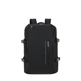 Laptoprucksack Samsonite "GLAM-GO 14,1 Zoll", Gr. B/H/T: 28,5cm x 43cm x 13cm, schwarz, Polyester, Rucks&auml;cke Laptoprucksack, Unisex Reiserucksack, Travelrucksack mit vielen F&auml;chern