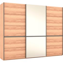 Schwebet&uuml;renschrank Musterring "Sorrent, Kleiderschrank, Schrank, Schiebet&uuml;ren", braun, B:300cm H:236cm, Schr&auml;nke, Schwebet&uuml;renschrank, T&uuml;ren in Eiche massiv mit Kassetten-Optik, verschiedene Ma&szlig;e verf&uuml;gbar