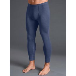 King&acute;S Club Lange Unterhose KINGS CLUB, Herren, Gr. 6, 2 Stk., blau (marine, meliert), 100% Baumwolle, Unterhosen Lange Unterhose