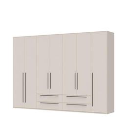 Dreht&uuml;renschrank OTTO HOME "Opera mit oder ohne Kranz inkl. LED-Bel.,B 227,272,317 oder 362 cm", cashmere, B:317cm H:224cm T:56cm, FSC-zertifizierter Holzwerkstoff, MDF, Schr&auml;nke, Dreht&uuml;renschrank, UV lackiert, Soft Close Funktion, H&ouml;henverstellbare F&uuml;&szlig;e
