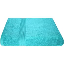 Badetuch Dyckhoff "Siena", aqua, B:100cm L:150cm, Walkfrottier, Obermaterial: 100% Baumwolle, Handt&uuml;cher, Badetuch, in tollen Unifarben