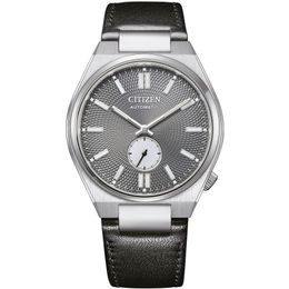 Automatikuhr Citizen "Tsuyosa", schwarz, Armbanduhren, Damen, Automatikuhr, Armbanduhr, Mechanische Uhr, Herrenuhr, Damenuhr, Lederarmband