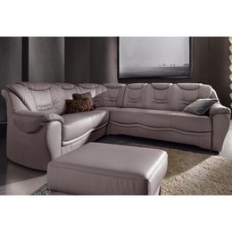 Sit & More Ecksofa SIT & MORE "Benson L-Form", grau (elefant), B:265cm H:94cm T:215cm, NaturLeder;Luxus-Microfaser;Luxus-Kunstleder;Primabelle-Microfaser, Sofas, Ecksofa, wahlweise mit Bettfunktion