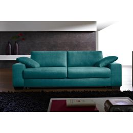 Schlafsofa Bali "Norwalk, Dauerschl&auml;fer", blau (t&uuml;rkis), B:212cm H:83cm T:100cm, Sofas, Schlafsofa, in 140er und 160er Breite, 3 Varianten, auch mit Ergoflex-Lattenrost