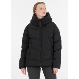 Steppjacke Ragwear "CESSI", Damen, Gr. M, schwarz, Web, Obermaterial: 100% Polyester, unifarben, h&uuml;ftbedeckend, gerader Abschluss, Jacken Steppjacke, mit Rei&szlig;verschlusstaschen
