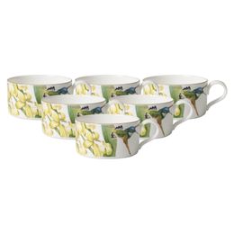 Villeroy & Boch Tasse VILLEROY & BOCH "Teetassen Amazonia 230 ml 6er Set bunt", bunt, 6 tlg., Porzellan, Trinkgef&auml;&szlig;e, Tasse