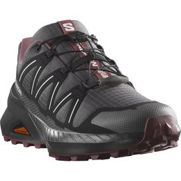 Trailrunningschuh Salomon "SPEEDCROSS PEAK W", Damen, Gr. 40, asphalt, schwarz, nocturne, Synthetik, Textil, Schuhe Trailrunningschuh